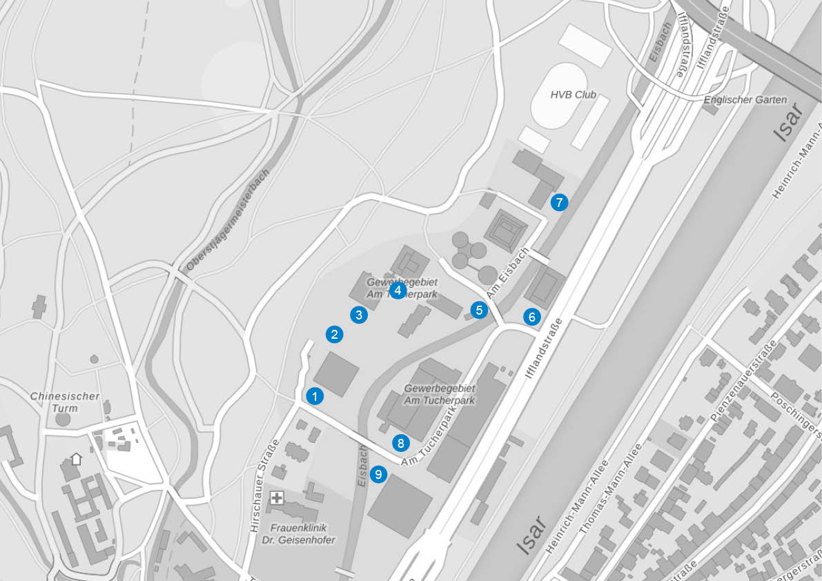 Tucherpark München – Sep Ruf Gesellschaft e.V.